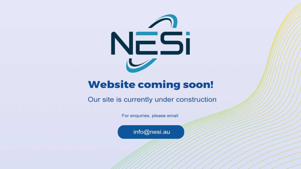 Welcome to NESI - National Electricity Service Infrastructure (NESI)